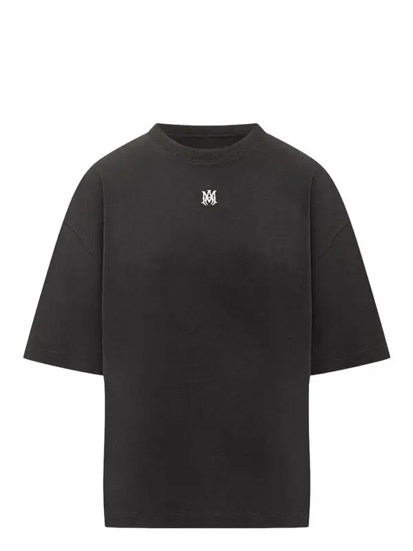 Amiri Logo-embroidered T-shirt - Black
