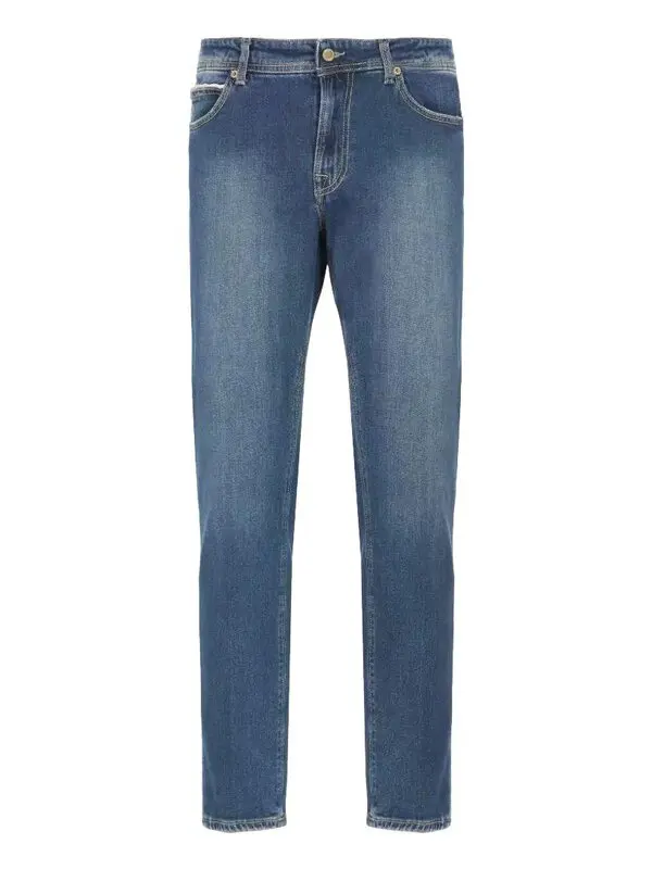 BRIGLIA 1949 Topstitched Jeans - Blue