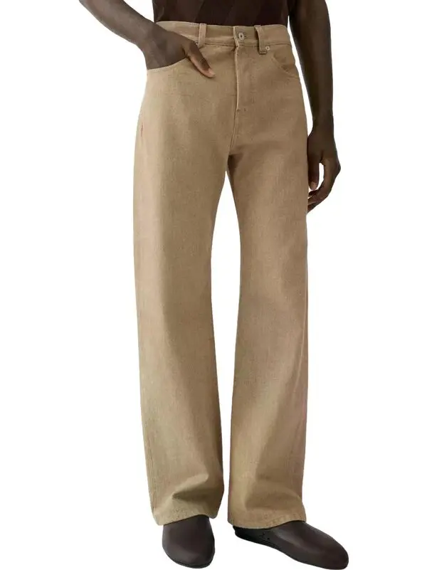 Jacquemus Belt-loops Trousers - Neutrals