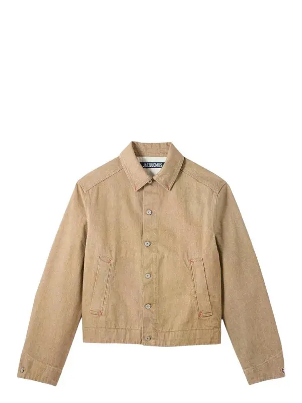 Jacquemus Mirada De-nîmes Button Jacket - Neutrals