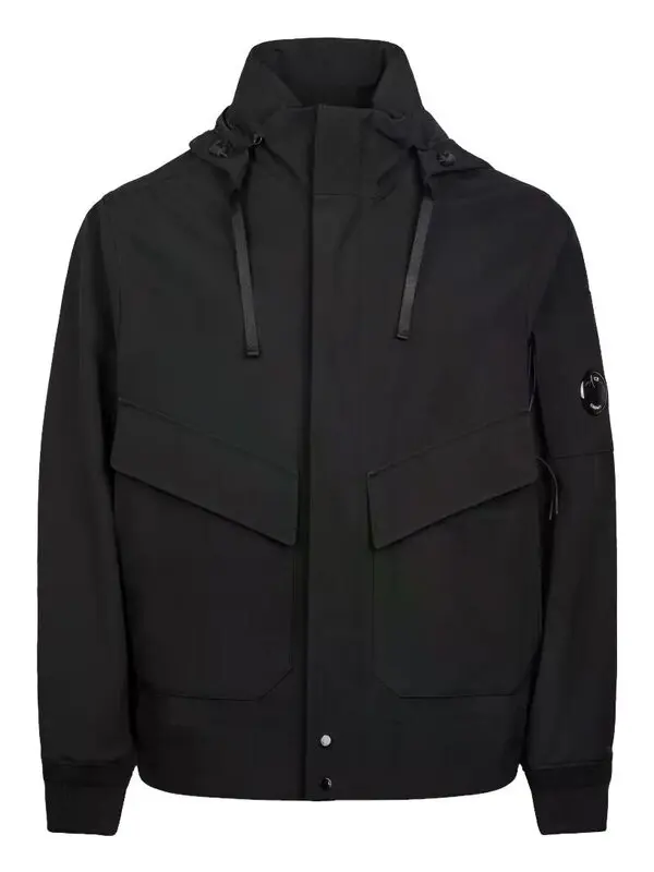 C.P. COMPANY Hooded Jacket - Black