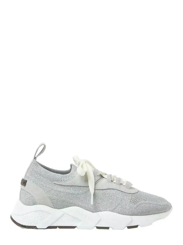 Peserico Glitter Knit Sneakers - Grey