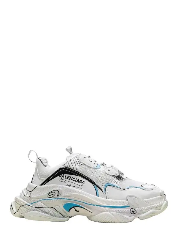 Balenciaga Triple S Sneakers - White