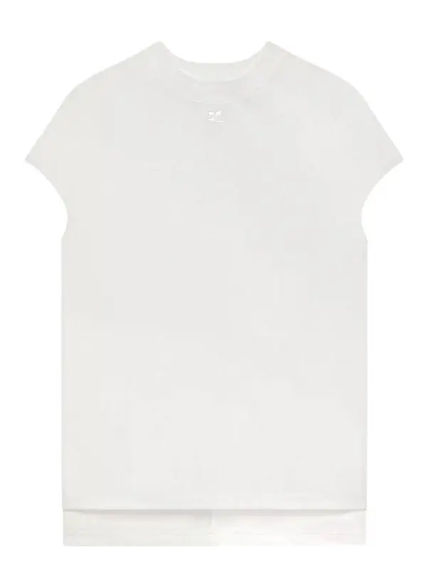 COURREGES Logo T-shirt - White