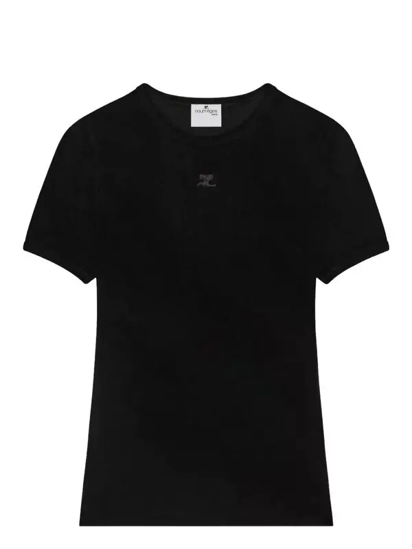 COURREGES Short-sleeve T-shirt - Black