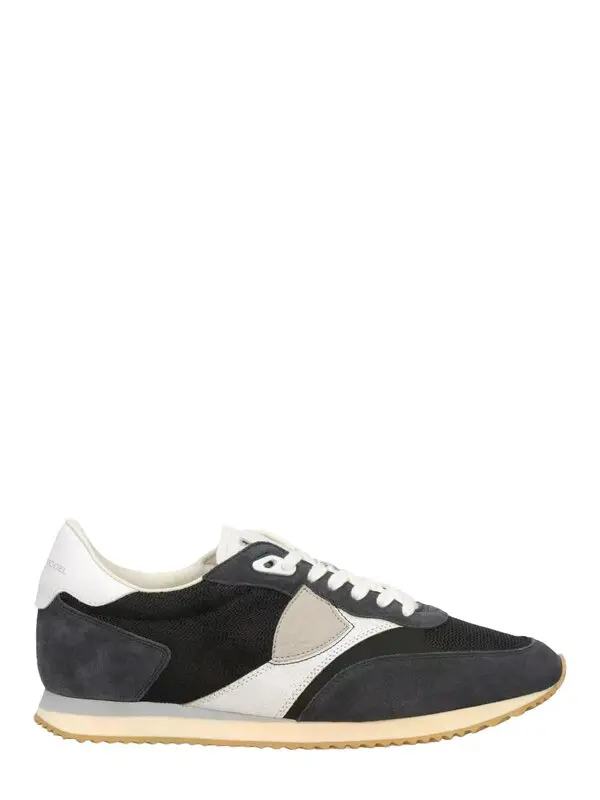 Philippe Model Panelled Low Trainers - Black