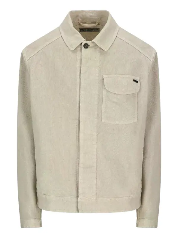 MASSIMO OSTI STUDIO Chest-pocket Jacket - Neutrals