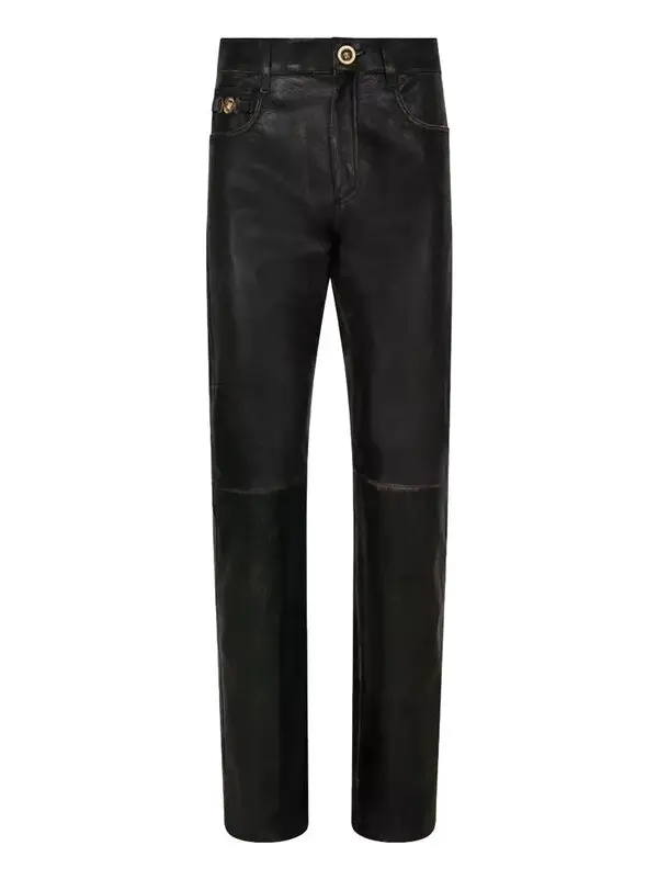 Versace Button-fastening Trousers - Black