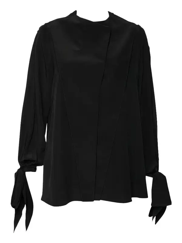 Givenchy Tie-detail Silk Top - Black