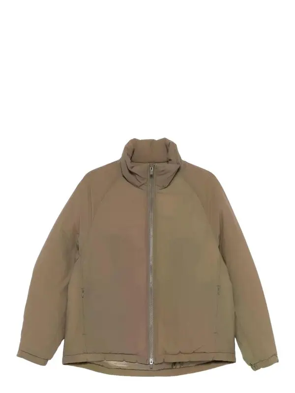 Attachment Zip-fastening Jacket - Brown