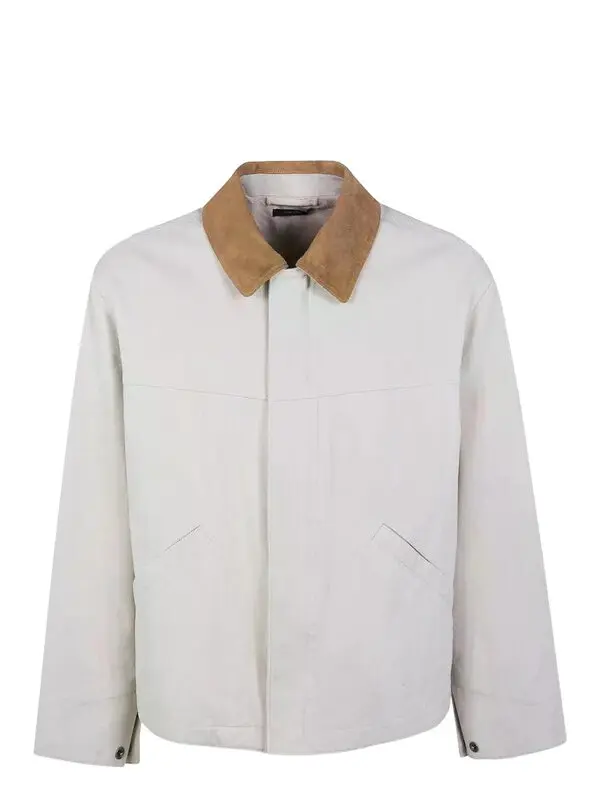 TOM FORD Suede-collar Shirt Jacket - Neutrals