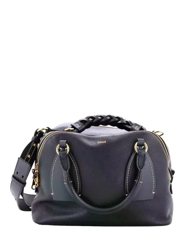 Chloé Daria Medium Shoulder Bag Leather - Black