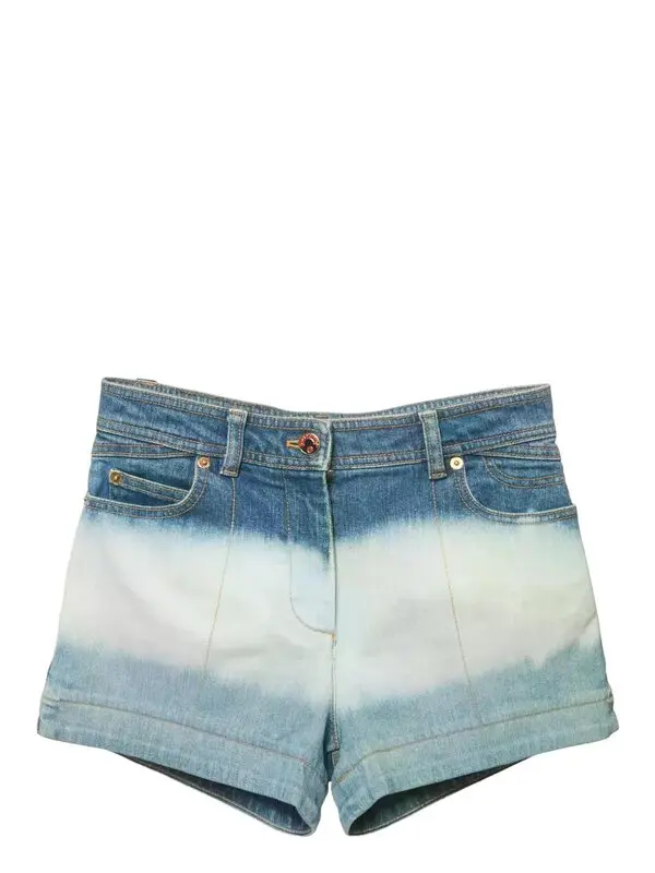 LOUIS VUITTON Tie-dye Denim Shorts - Blue
