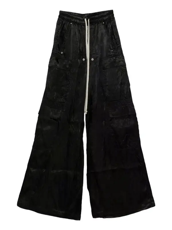 Rick Owens Cargo Drawstring Trousers - Black