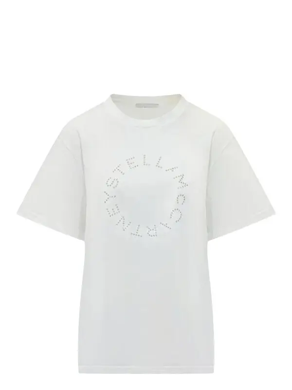 Stella McCartney Rhinestone-embellished T-shirt - White