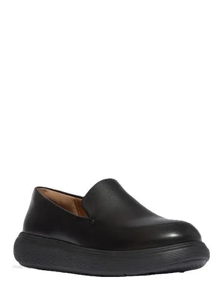 Fitflop Leather Loafers - All Black