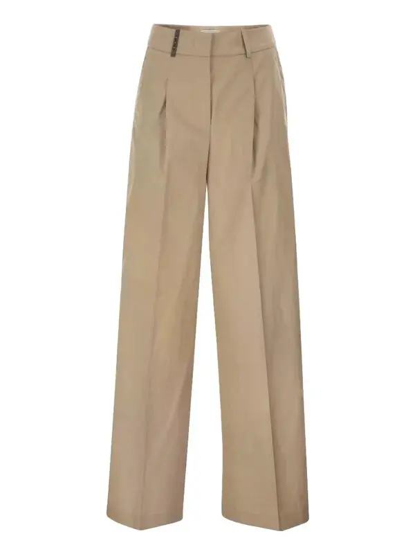 Peserico Pleated Tailored Trousers - Neutrals