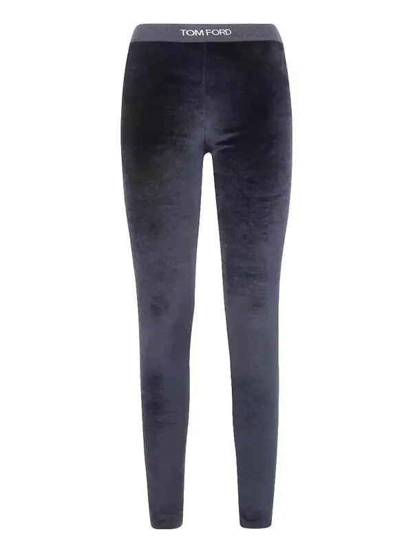TOM FORD Elastic-waist Leggings - Blue