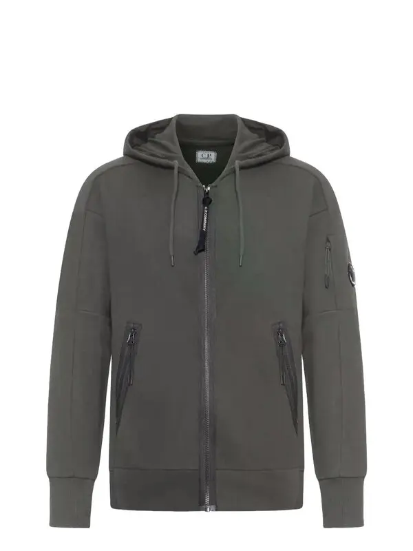 C.P. COMPANY Zip-up Hoodie - Grey