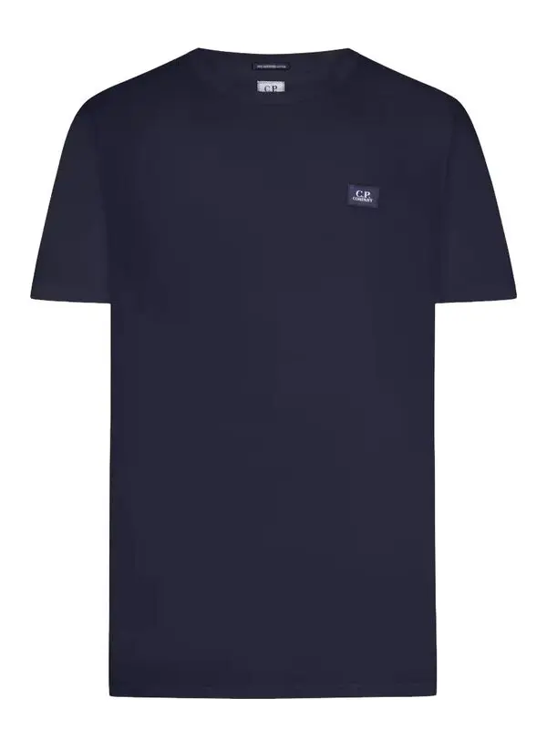 C.P. COMPANY Logo-motif T-shirt - Blue