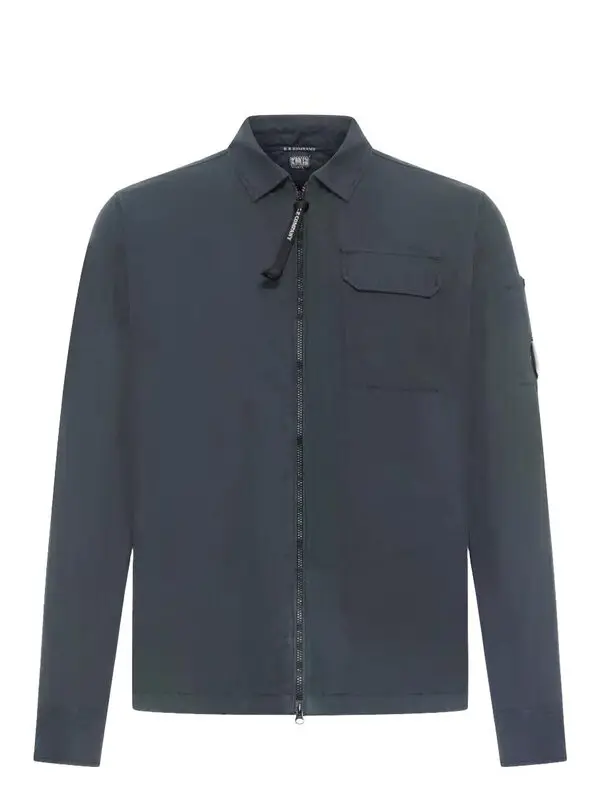 C.P. COMPANY Pocket Zip Shirt - Grey