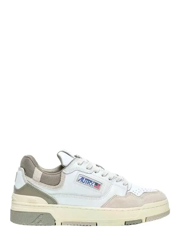 AUTRY Laces Suede Leather Sneakers - White