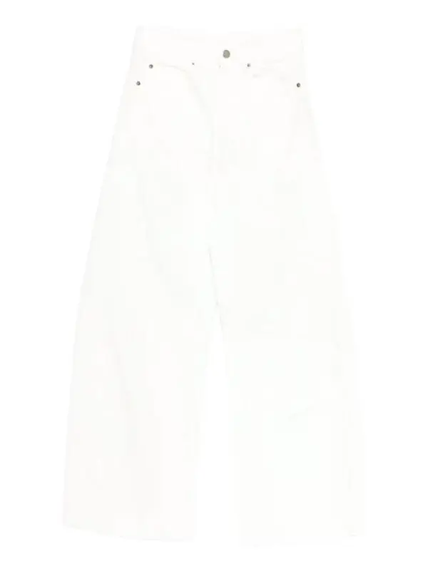 Soeur Gaspard Wide-leg Jeans - White