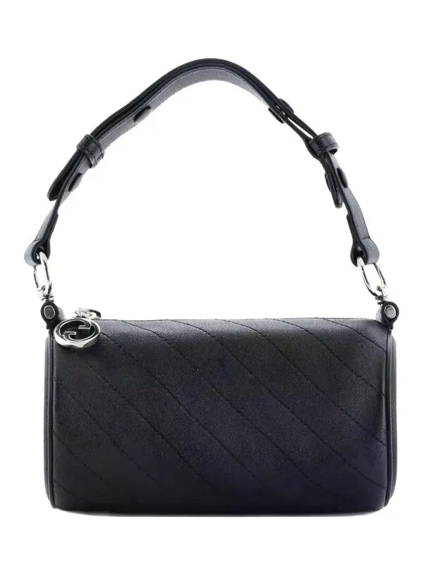 Gucci Blondie Diagonal Quilted Mini Shoulder Bag - Black