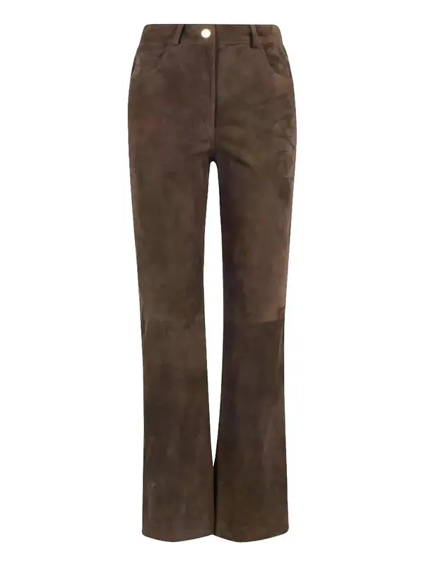 SEMICOUTURE Elsa Five-pocket Trousers - Brown