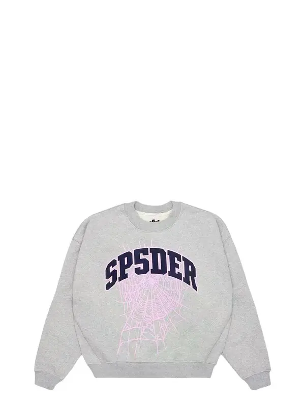SP5DER Logo-appliqué Sweatshirt - Grey
