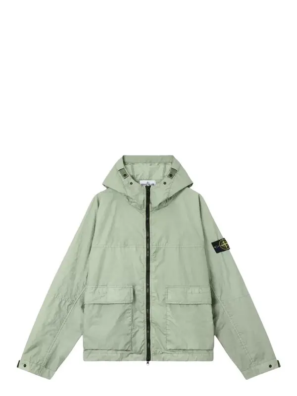 Stone Island Logo-patch Jacket - Green