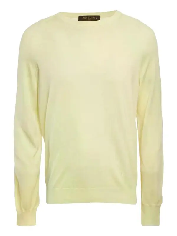 LOUIS VUITTON Crew-neck Top - Yellow