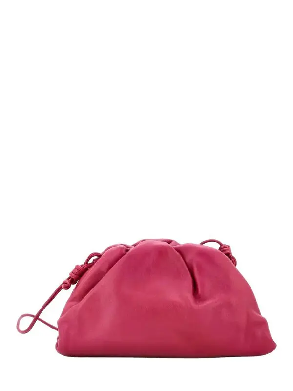 Bottega Veneta The Pouch Leather Mini Crossbody Bag - Pink
