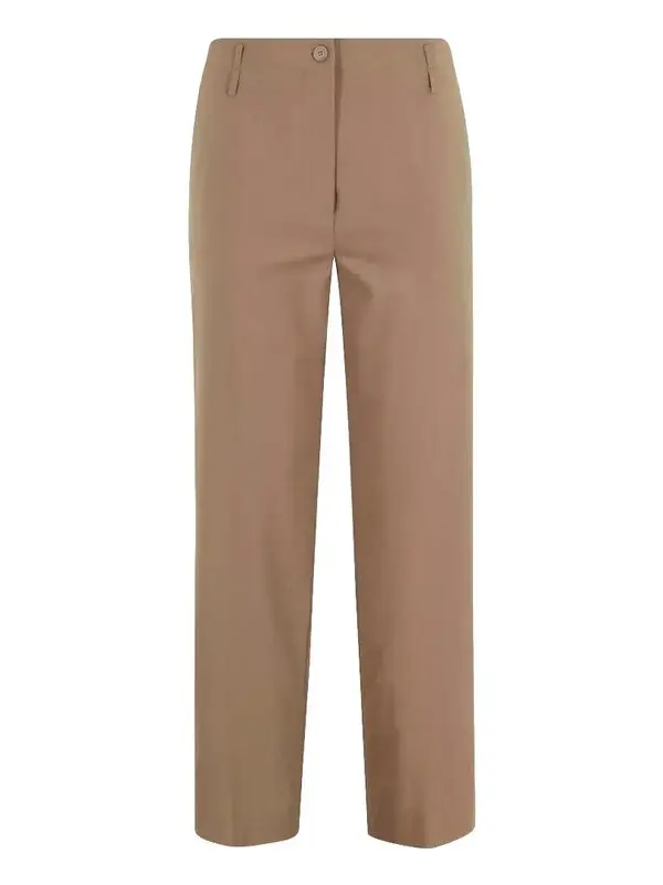 SEMICOUTURE Shelby Button Pocket Trousers - Neutrals