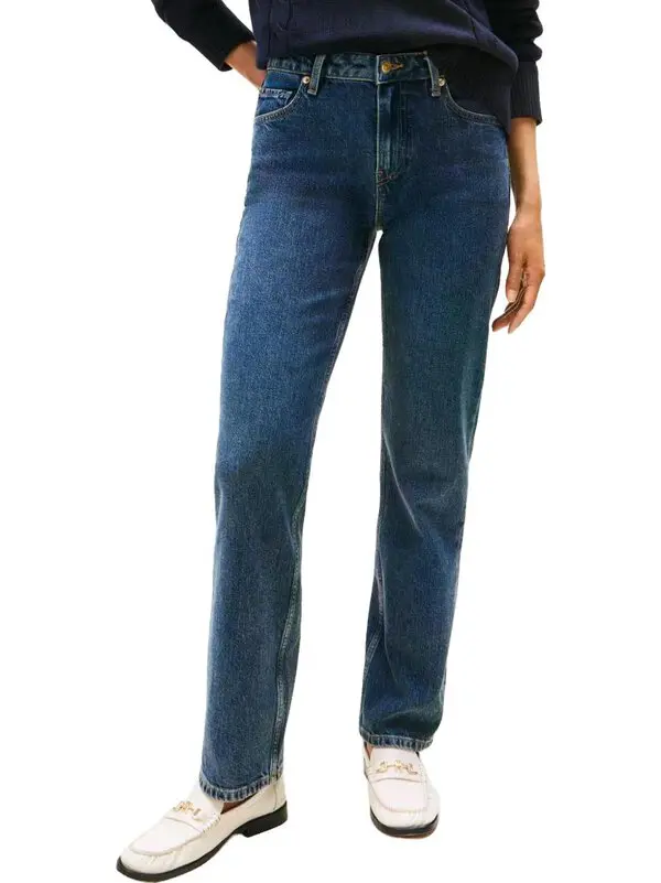 Tommy Hilfiger Five-pockets Straight-leg Jeans - Blue