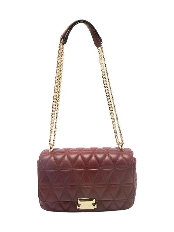 Michael Kors Sloan Quilted Shoulder Bag - Red