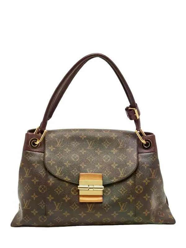 LOUIS VUITTON Olympe Monogram Canvas Tote Bag - Brown
