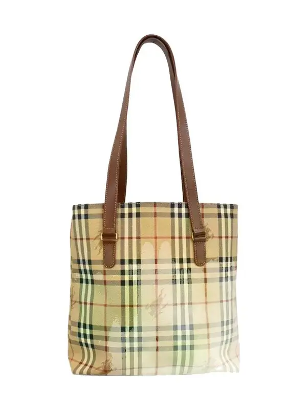 Burberry Check-print Tote Bag - Neutrals
