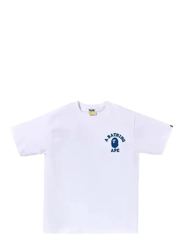 A BATHING APE® Camo Colleget-shirt - White