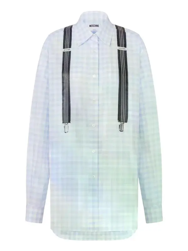 Moschino Gingham Shirt - Blue