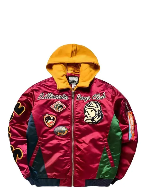 BILLIONAIRE BOYS CLUB Space Suit Bomber Jacket - Red
