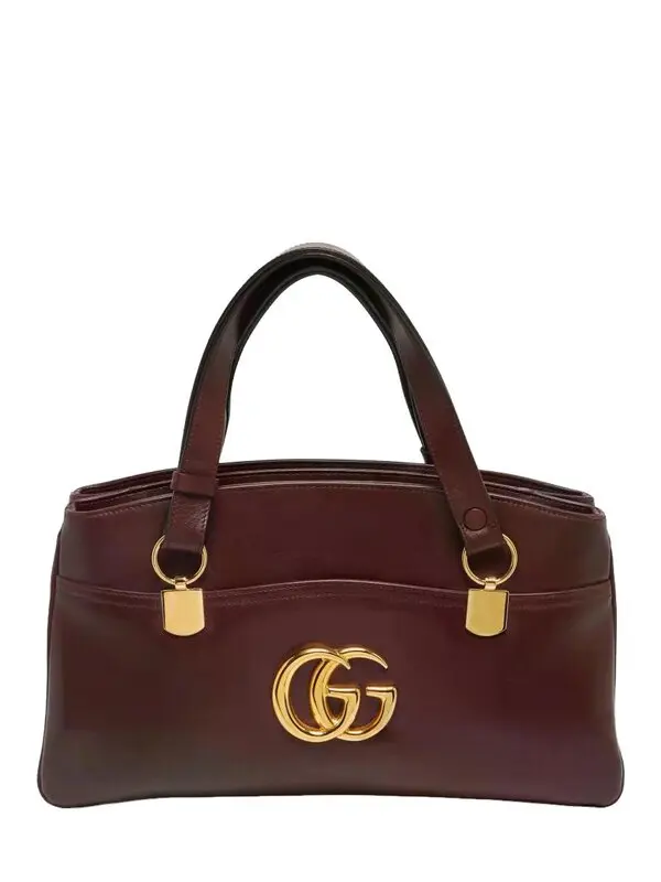 Gucci Arli Leather Tote Bag - Red
