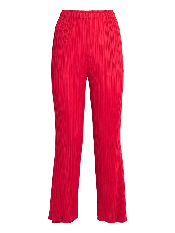 Issey Miyake Ole Fla Trousers - Red