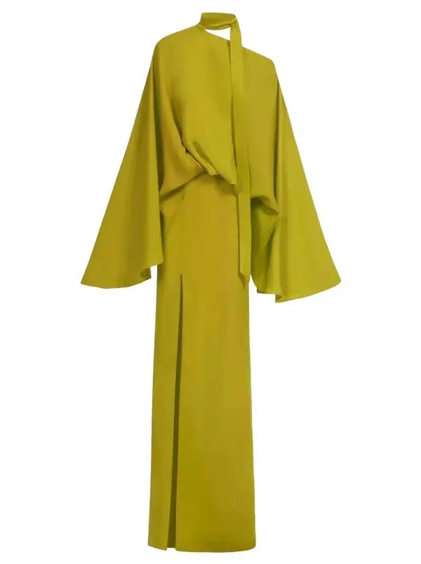 TALLER MARMO Brooks Asymmetrical Maxi Dress - Yellow