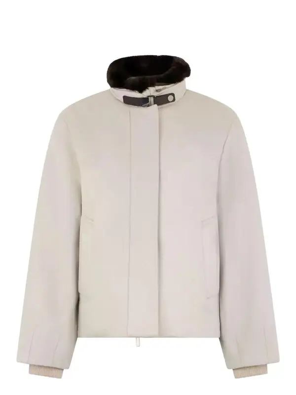 MOORER Concealed-fastening Jacket - Neutrals