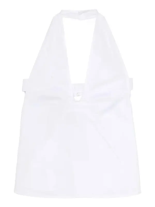 Gimaguas Elise V-neck Top - White