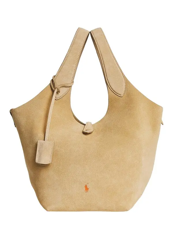 Polo Ralph Lauren Leather Play Tote Bag - Beige