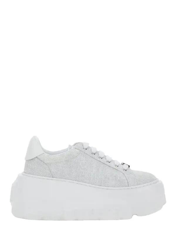 Casadei Nexus Platform Embellished Sneakers - Grey