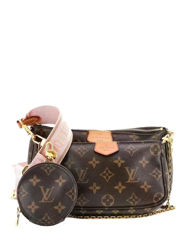 LOUIS VUITTON Multi Pochette Accessoires Monogram Canvas Crossbody Bag - Brown