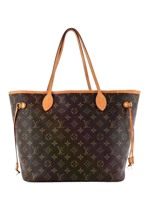 LOUIS VUITTON Neverfull Mm Monogram Canvas Tote Bag - Brown